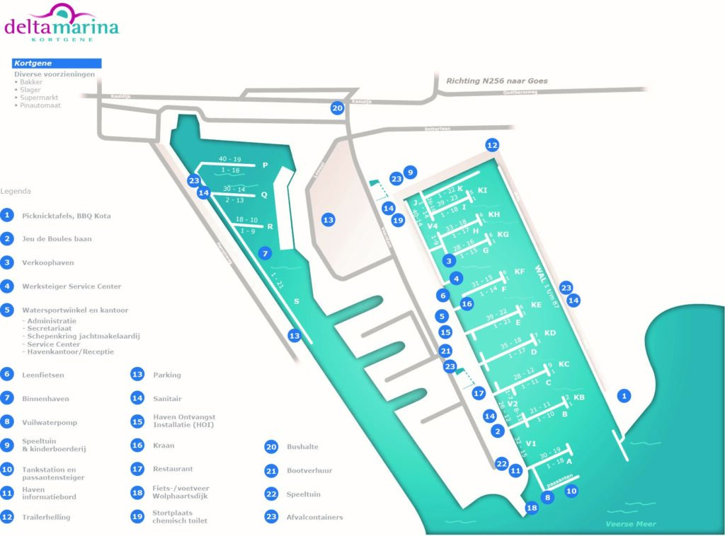 Plattegrond - Delta Marina